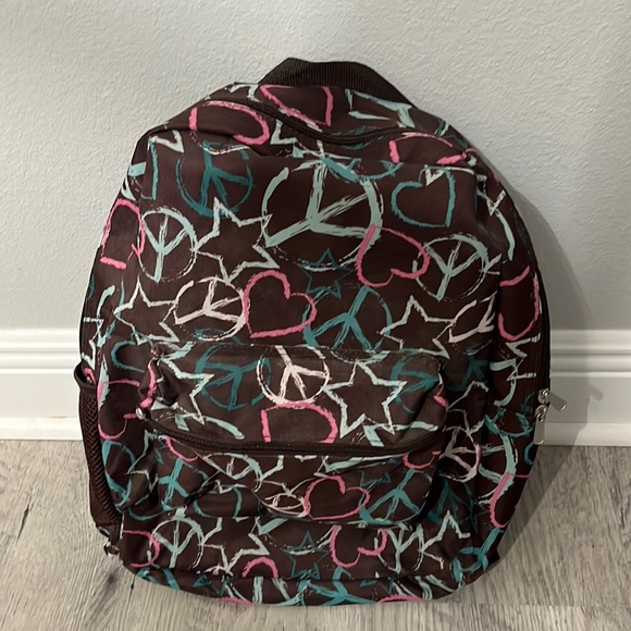 Global Degree | Accessories | Backpack Bag Hearts Stars Peace Signs ...
